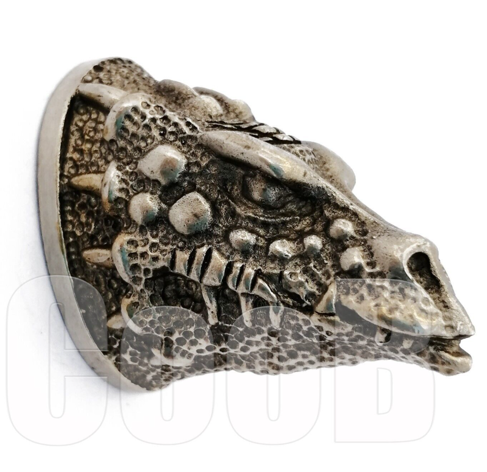 RvD CooB Set Metal German Silver Knife Pommel Bolster Dragon for Knives ...