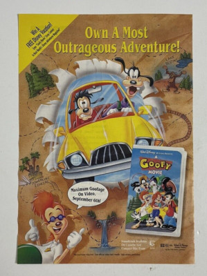 Walt Disney A Goofy Movie Magazine Print Ad 1995 | eBay