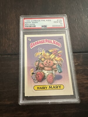 1985 Garbage Pail Kids Series 1 Hairy Mary #12b PSA 10 | eBay