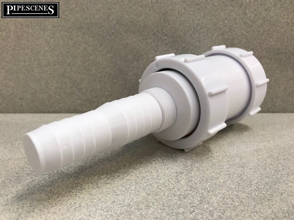 Washing Machine or Dishwasher Waste Hose Connection Adaptor Kit to 40mm ...