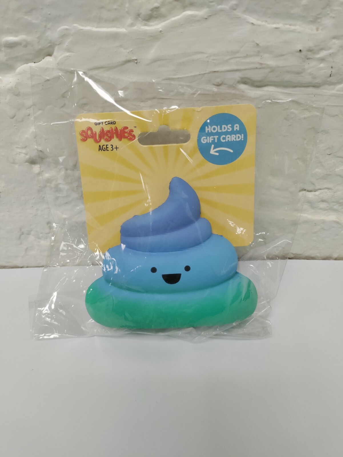 Squishies Soft Blue Poop Birthday Baby Shower Gift Card Holder Cute Toy ...