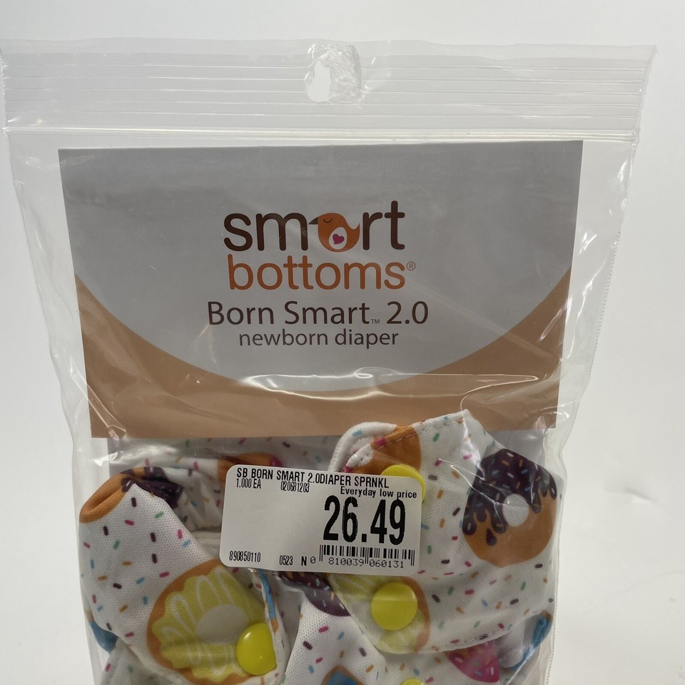 Smart Bottoms Cloth Newborn Diaper (Sprinkles) | eBay