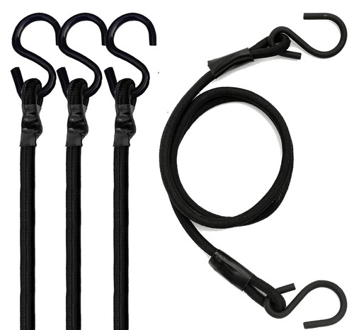 3Ft Elastic Bungee Straps 90cm/36Inch Long Luggage Rope Bungie Cords ...