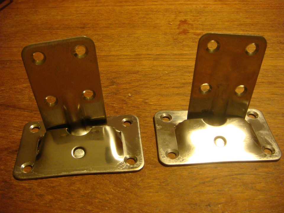 Removeable TABLE BRACKETS Stainless NOS Cockpit Lot of 25 Wholesale NEW ...
