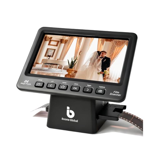 BEONEGLOBAL ClearScan P7 Film Scanner with SD Card,7” LCD,Upgraded ...