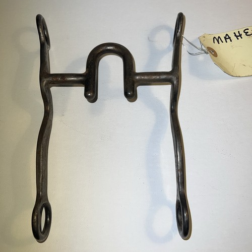 Maheu Handmade Western Sweet Iron ported prong Bit 5” 9” shank | eBay