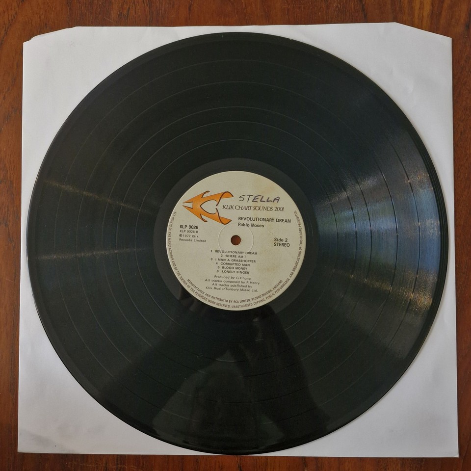 Pablo Moses - Revolutionary Dream Vinyl 1977 LP, Album UK KLP 9026 | eBay UK