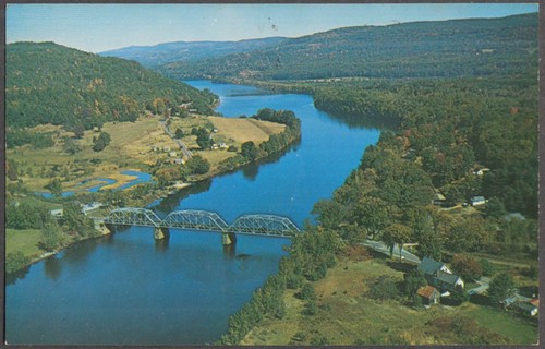 Cheshire Toll Brodge Springfield VT Charlestown NH postcard 1950s | eBay