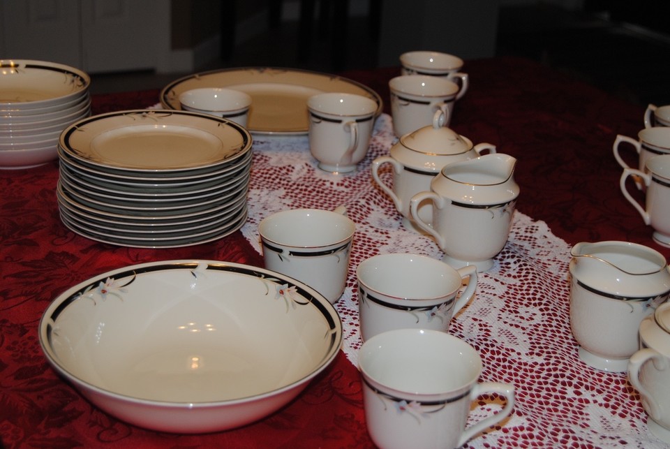 China Sango Regency Collection Fine Ivory China Japan Vintage ...