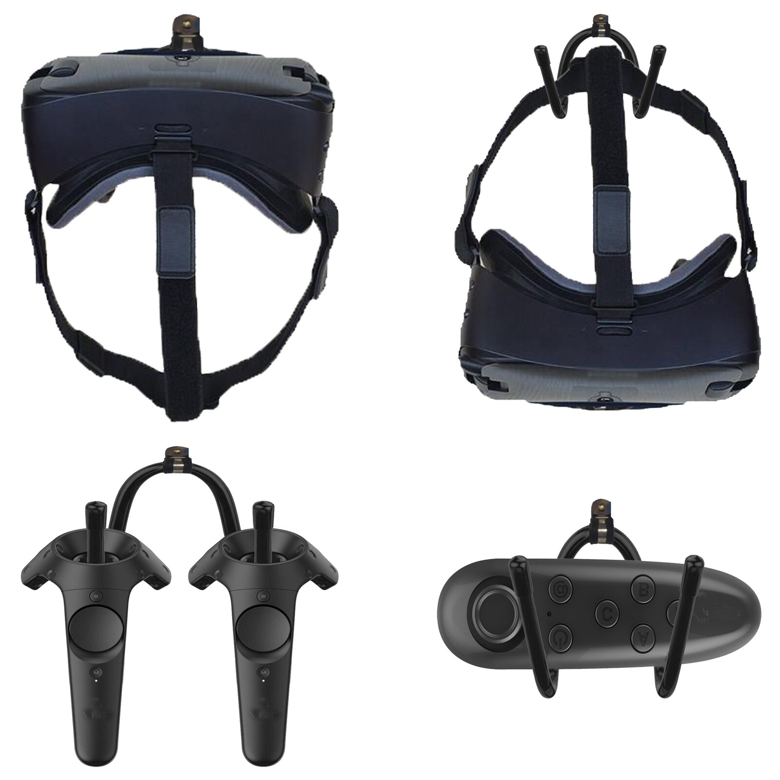 1 Wall Rack for HTC Vive,Samsung Galaxy Gear VR Headset Helmet Touch ...