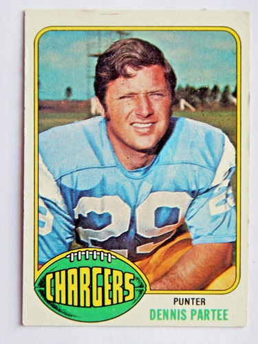 Dennis Partee #387 Topps 1976 Football Card (San Diego Chargers) VG | eBay