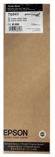 Original Epson C13T694100 / T6941 Tintenpatrone, foto schwarz für Epson ...