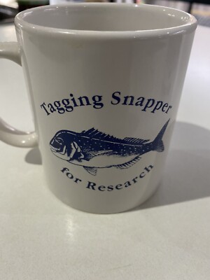 Snapper Fishing Fish Mug Gift Tagging Snapper For Research MUST SEE ...