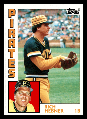 1984 Topps Rich Hebner Pittsburgh Pirates #433 Near Mint NM | eBay