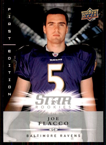 2008 Upper Deck First Edition Star Rookies Joe Flacco Baltimore Ravens ...