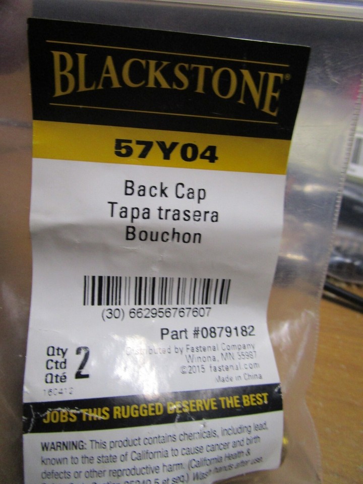 (2) 57Y04 - Short Blackstone® Back Cap for 17,18,26 Series Torches | eBay