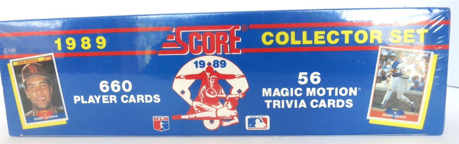 SCORE 1989 MLB TRADING CARD SET 660 CARDS W/ 56 MAGIC MOTION TRIVIA ...