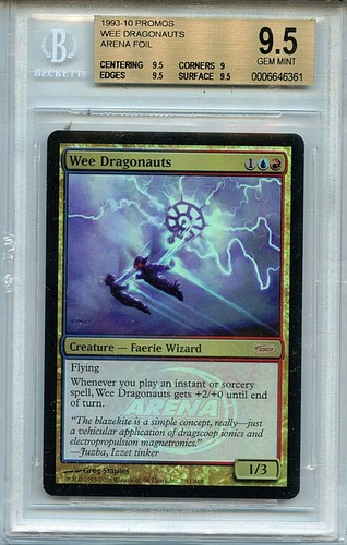 MTG Wee Dragonauts BGS 9.5 Gem Mint Arena Foil Promos Amricons 6361 | eBay