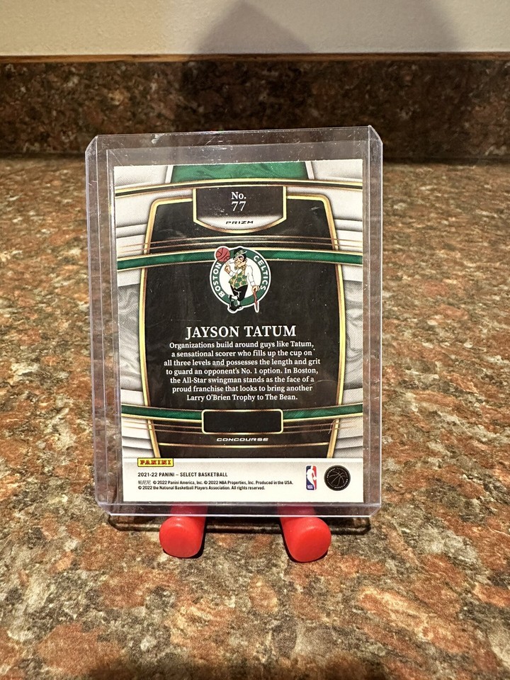 2022 Select Jayson Tatum Purple Green Prizm 77 | eBay