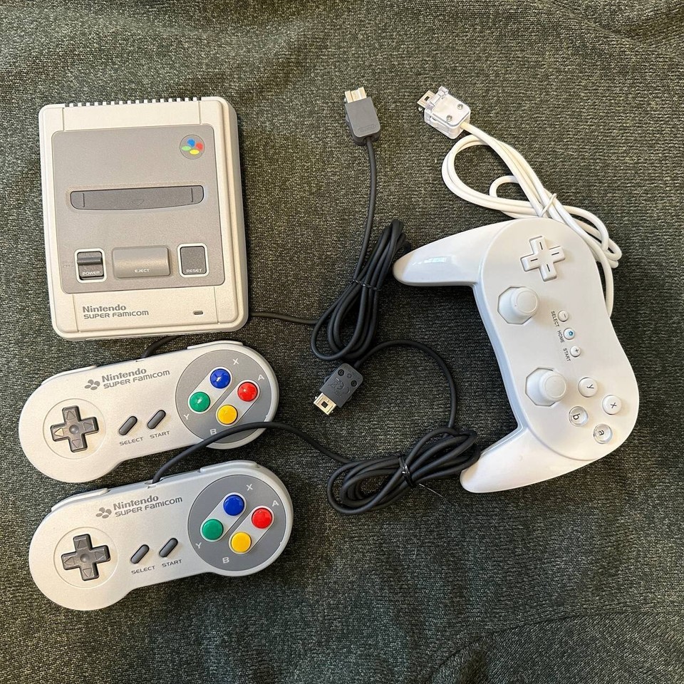 Nintendo Super Famicom Classic Mini Console Jap SNES Built-in Games 21 ...