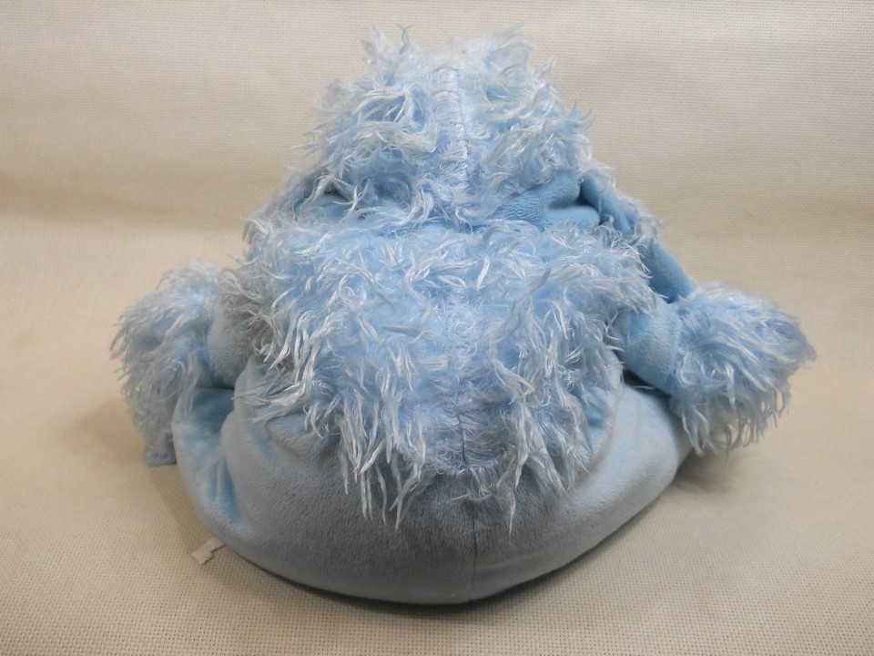 Jay At Play Blue Poodle puppy dog 18" plush Microbead Pillow shaggy ...