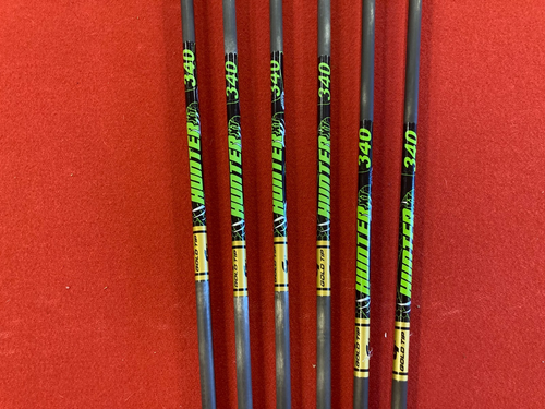 6 - Gold Tip Hunter XT 340 carbon arrows - CLEARANCE SALE | eBay