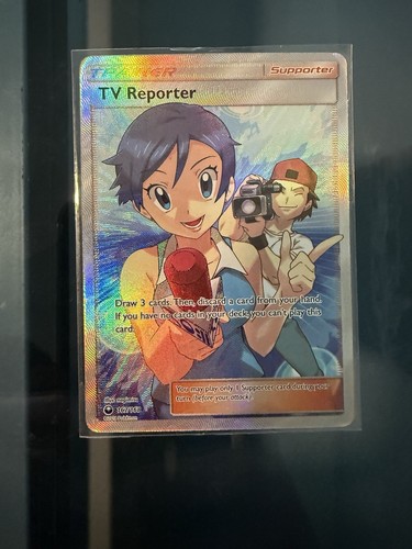 TV Reporter (Full Art) 167/168 Sm-Celestial Storm Holo | eBay