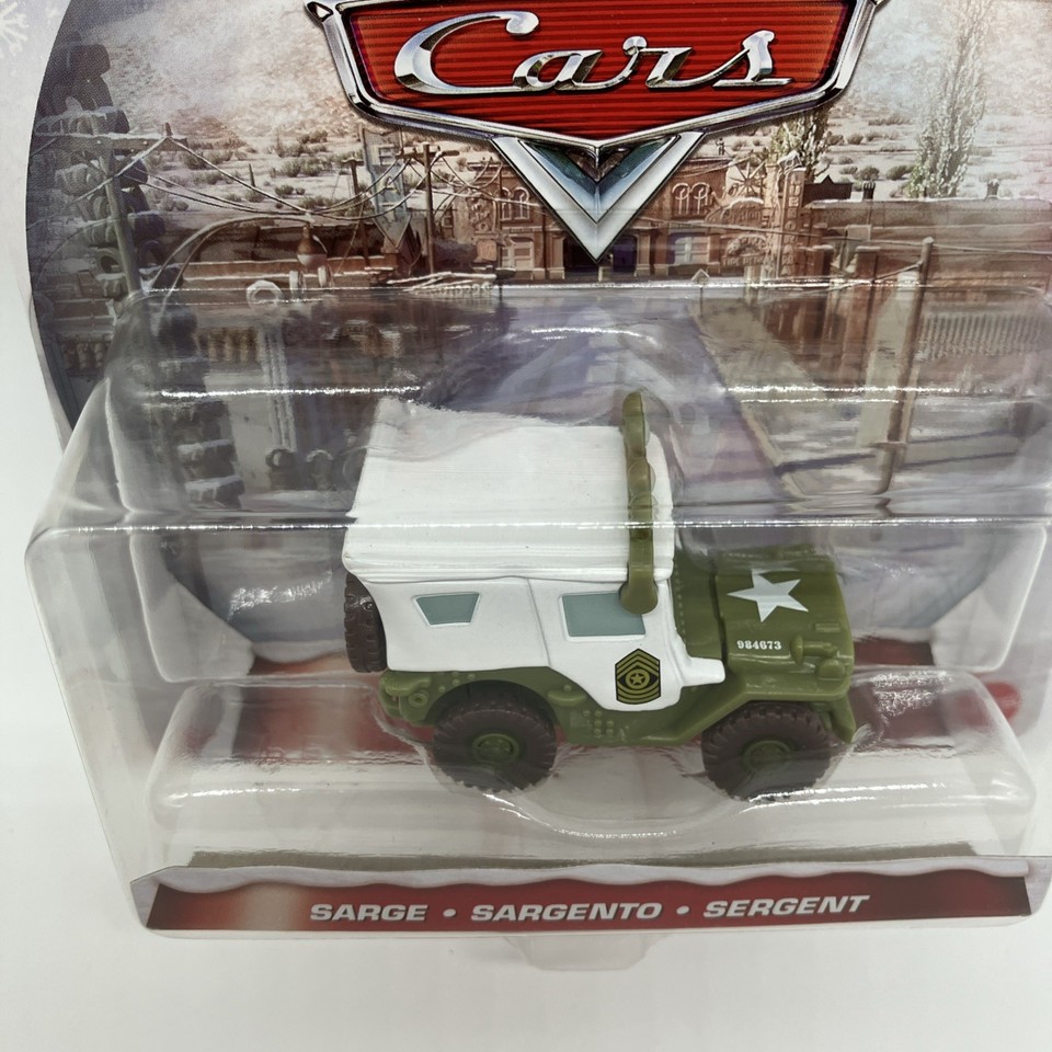 Disney Pixar Cars Sarge, Sargento, Sergent Holiday | eBay