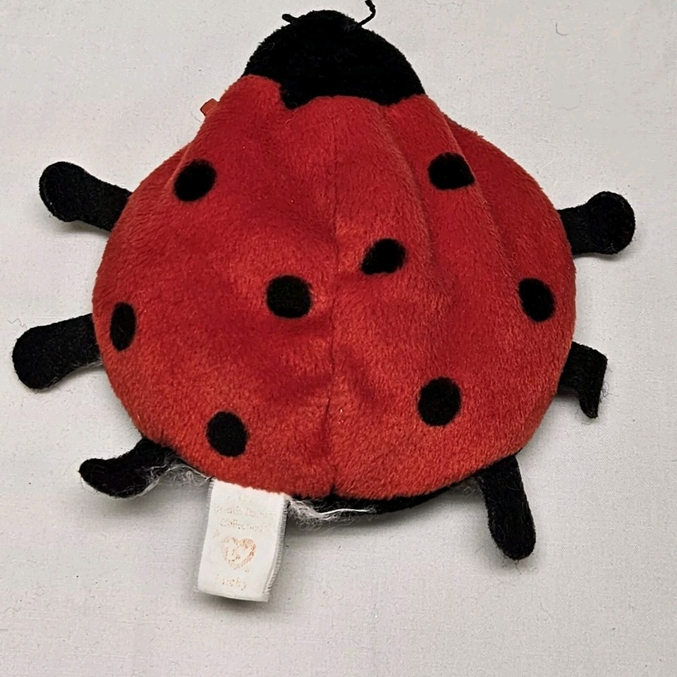TY Beanie Baby 1993 4.5inch Lucky The Ladybug with Spots Plush Stuffed ...