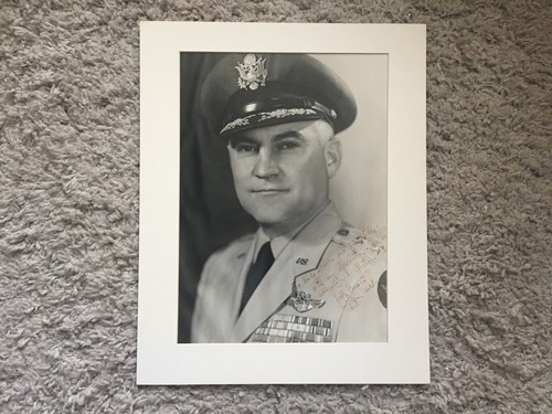 SIGNED WWII MILITARY: Autographed Photo of USAF General Robert Whitney ...