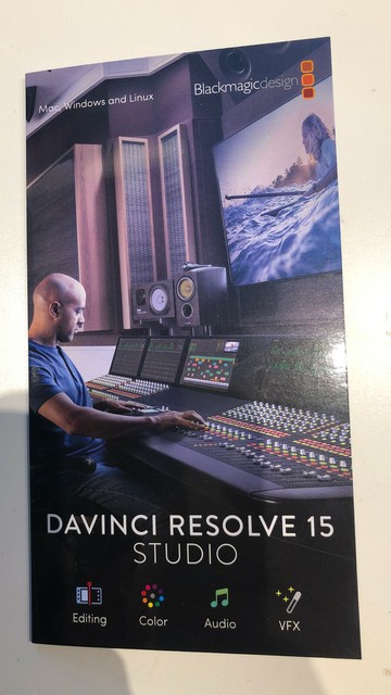 Blackmagic Design DaVinci Resolve Studio License Key for sale online | eBay
