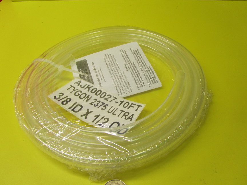 Tygon 2375 Tubing AJK00027 1/2" OD x 3/8" ID x 1/16" Wall x 10 Feet | eBay