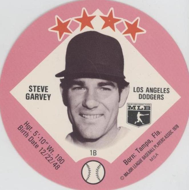 1978 MSA Discs - Steve Garvey #3 Big T/Tastee-Freez for sale online | eBay