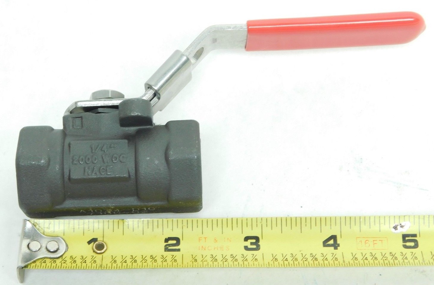 1/4" FULL PORT BALL VALVE 2000 WOG NACE WCB A1034-D10 7100-02 FREE ...