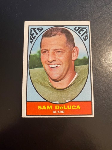 1967 TOPPS FOOTBALL #92 SAM DeLUCA!! $1 SHIPPING!! | eBay