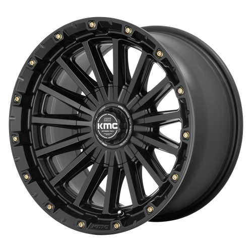 17x9 KMC KM102 SIGNAL Satin Black Wheel 6x120/6x5.5/6x120/6x5.5 (18mm ...