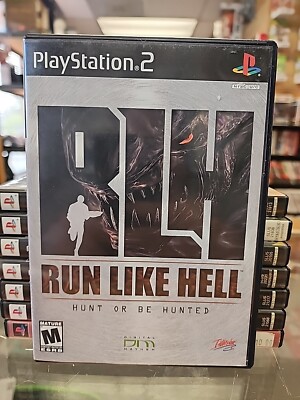 RLH Run Like Hell: Hunt Or Be Hunted (Sony PlayStation 2 PS2, 2002) CIB ...