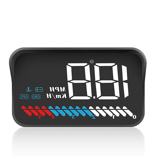Head Up Display LED Speedometer Color Projection Speed Warning M7 With ...