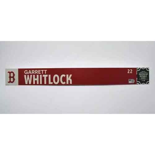 Team Issued 2024 Season - Locker Tag - Garrett Whitlock, Boston Red Sox ...