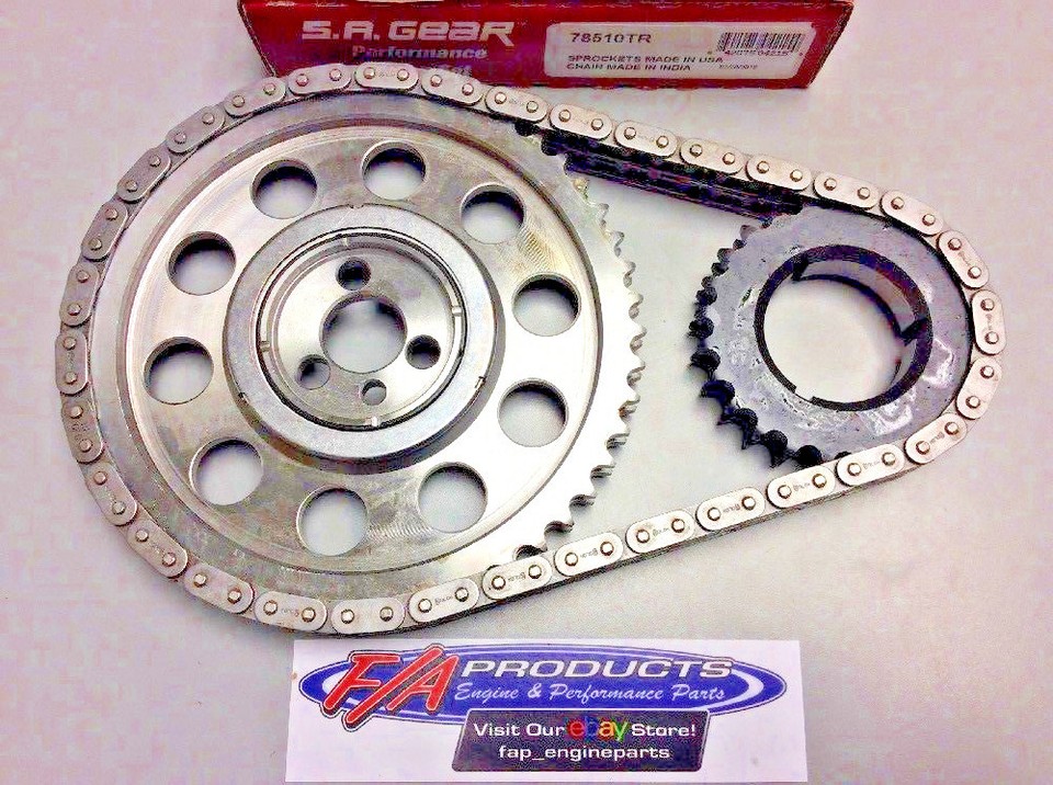 Big Block Chevy 454 Billet .250" Roller Timing Set With Bearing S.A ...