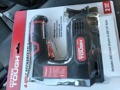 Hyper Tough 4volt Cordless Staple Gun | eBay