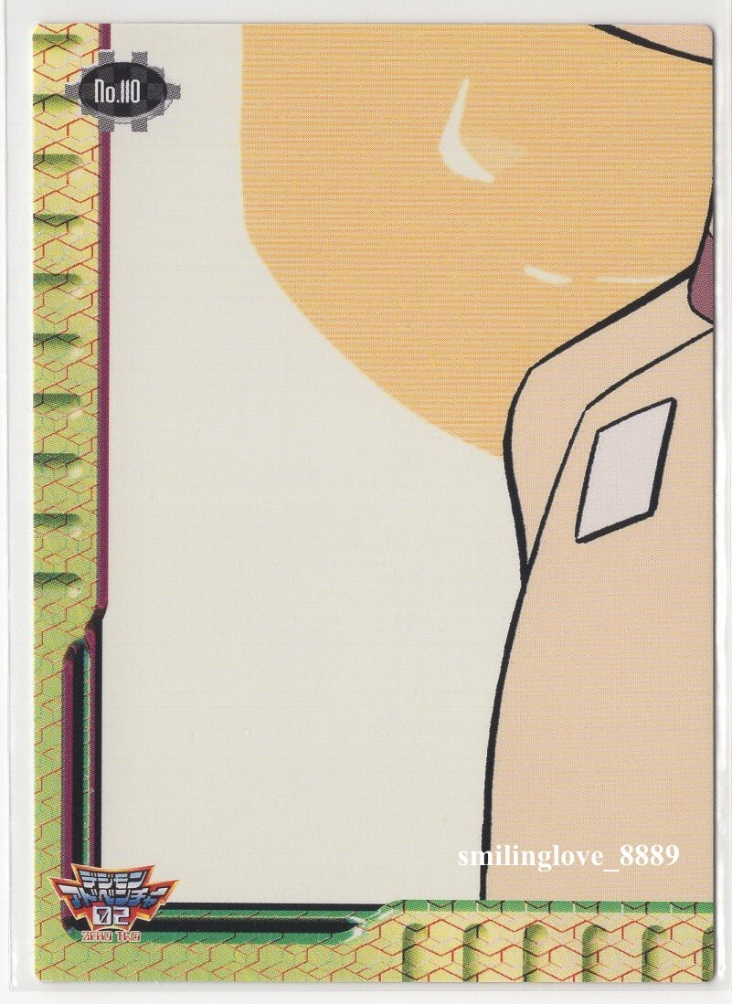 JAPANESE DIGIMON ADVENTURE ZERO TWO 02 - PUZZLE SINGLE CARD PIECE - No ...