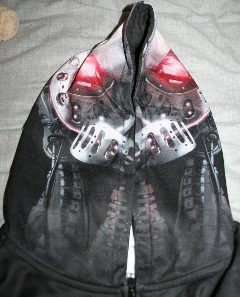 FEAR FACTORY Genexus Terminator Full Zip Hoodie JACKET S Industrial ...