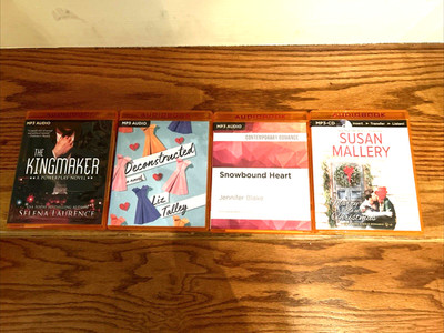 Lot of 4 MP3-CD Audiobooks ~ Susan Mallery +Jennifer Blake +Liz Talley ...