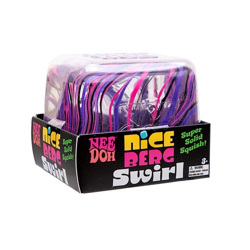 1 NeeDoh Nice Berg Swirl XL Giant Nee Doh Squishy Swirl Cube (Random ...