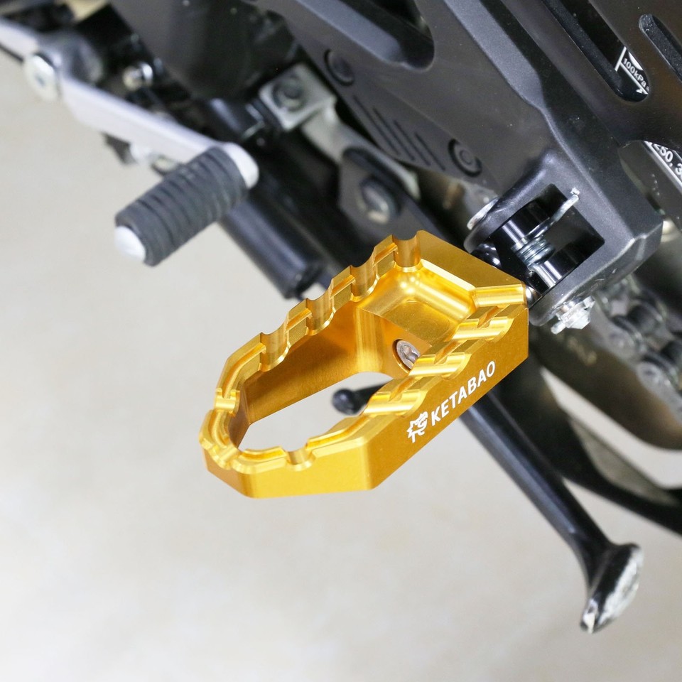 Gold BUZZ Front Wide Foot Pegs For Honda CBR600 F4i FS Sport 01-03 04 ...