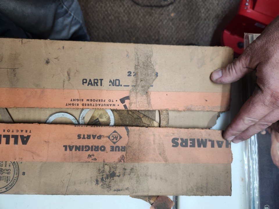 Vintage OPENED BOX Tractor Engine Gasket Set LOT Allis Chalmers ...