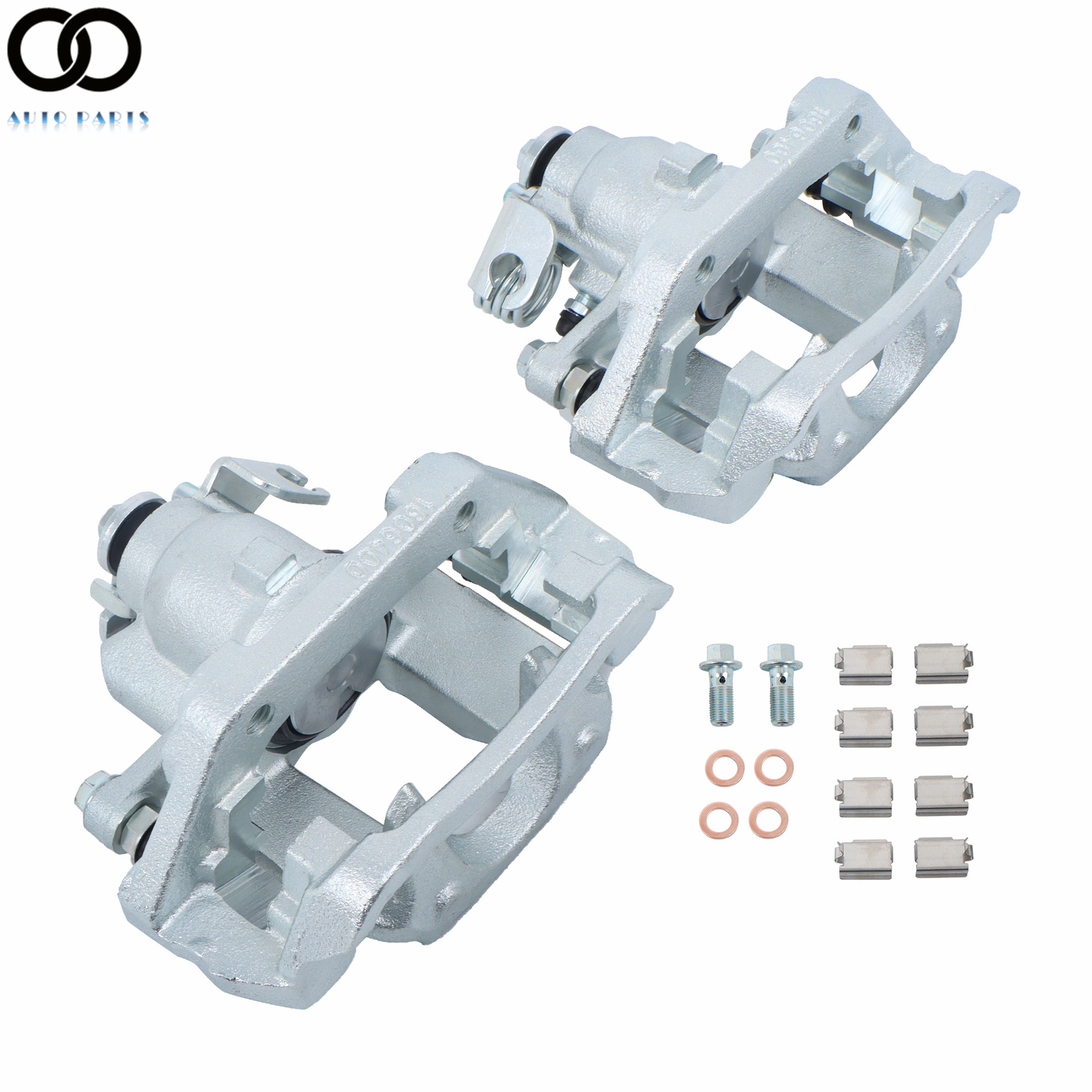 Pair Rear Brake Calipers with Brackets For Ford Explorer Taurus Flex ...