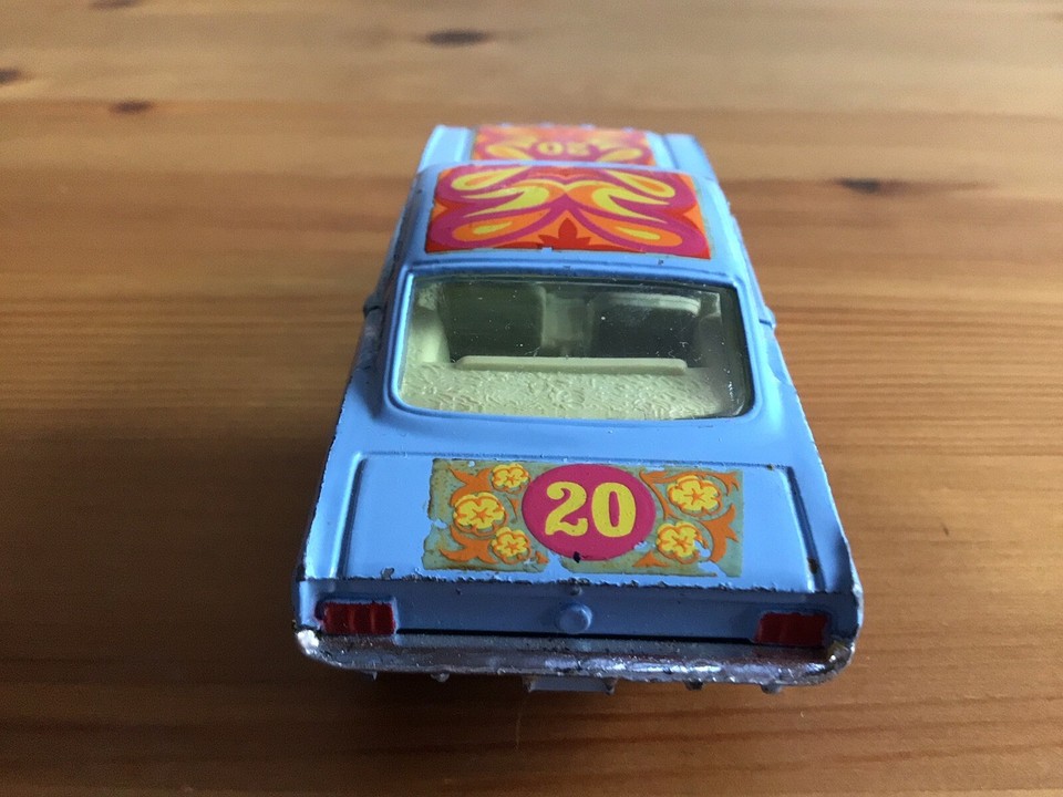 Corgi 348 Ford Mustang Fastback 2+2 Flower Power Number 20 Original and ...
