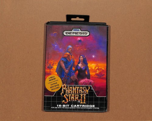Phantasy Star II Sega Genesis with cartridge, case, map | eBay